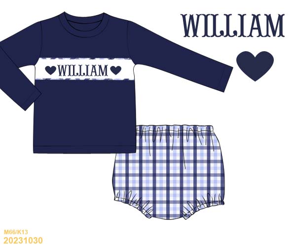 VALENTINE PRE ORDER:NAVY Heart Diaper Set – Tutti Frutti Kids Co